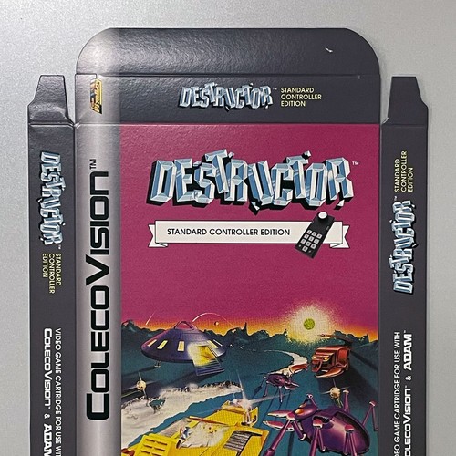 Destructor Unused Unfolded Box New Rare ColecoVision Coleco Team ...