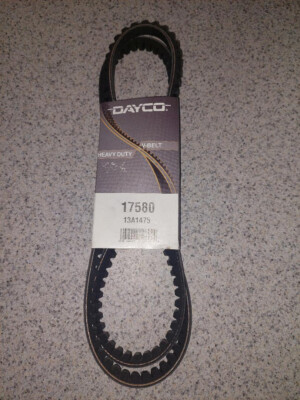 Fits Ford, MB Cadillacs and HD turcks V Belt-Turbo Dayco 17580 Free ...