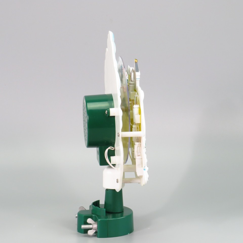 Vintage Bradford Motion Tree Top Topper Christmas Santa Reindeer Light ...