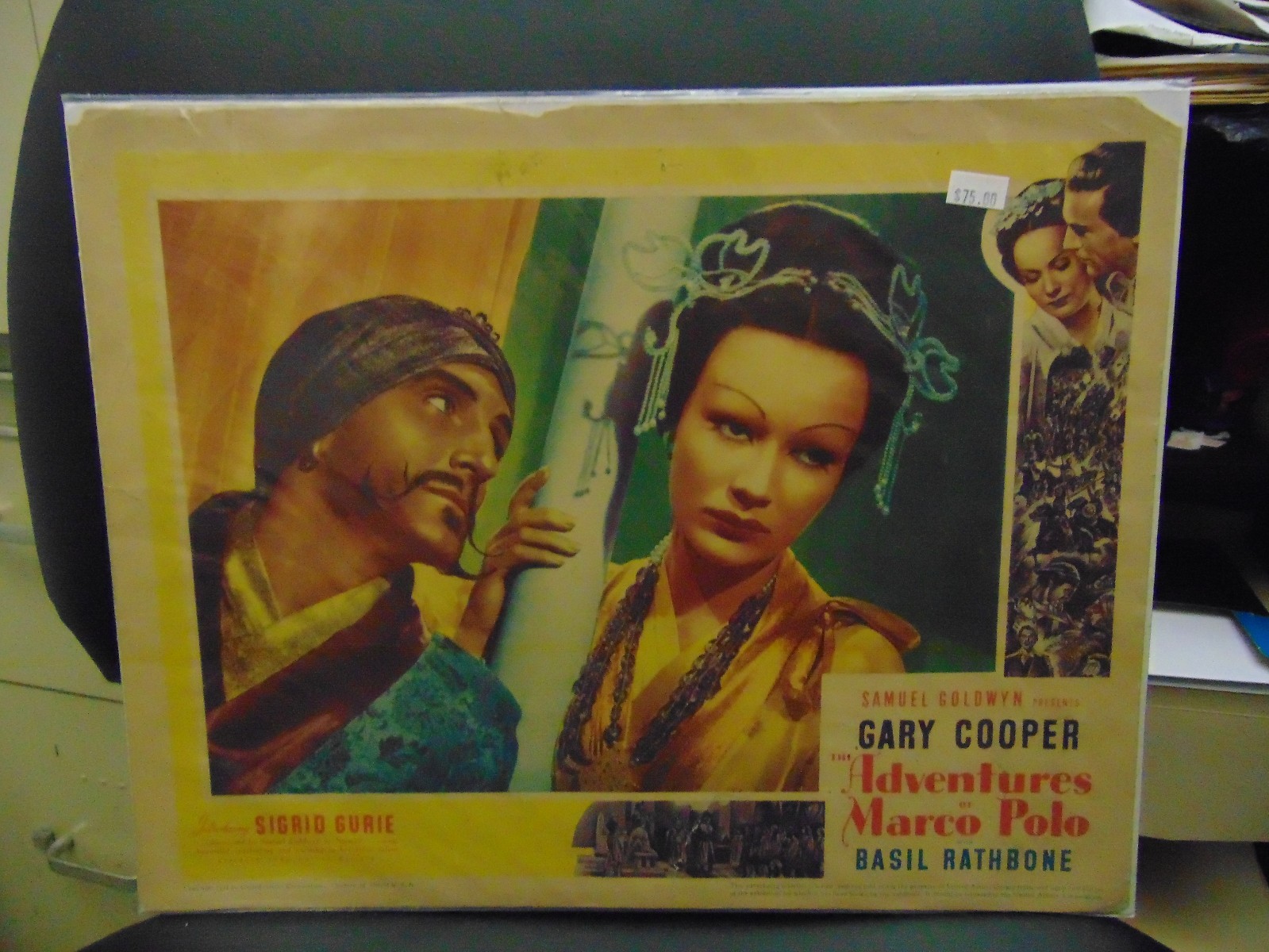 Basil Rathbone The Adventures Of Marco Polo 11x14" Lobby Card #L8659 | eBay