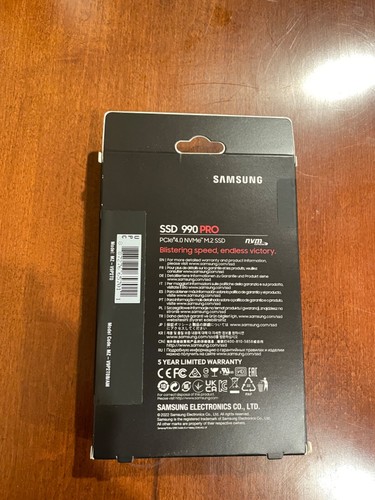 Samsung 990 Pro 2tb Ssd Heatsink Pcie Gen 4 Nvme M 2 Pc – Dove comprare ...