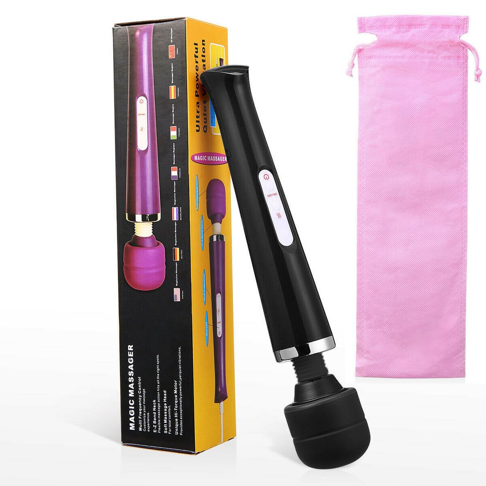 Handheld Massager Wand Vibrating Massage Magic Full Body Therapy Motor ...