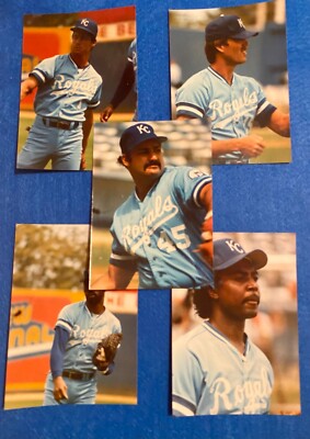 1985 & 1986 HOF Game Kansas City Royals Snap Shot Photos BALBONI WILSON ...