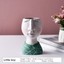 Resin Flower Pot Portrait Sculpture Planter Succulent Vase Face ...
