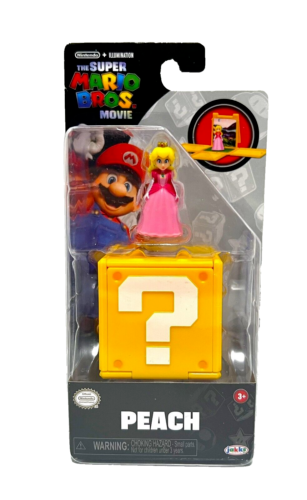 The Super Mario Bros Movie 1.25" Mini Princess Peach Figure with ...
