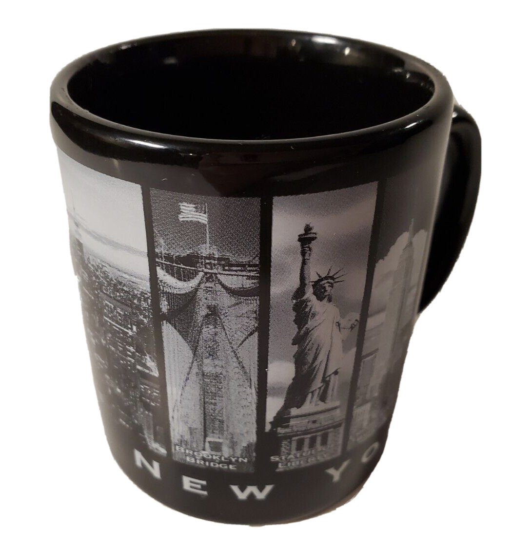 New York City Mug Cup New York City Mini Mug Black NYC Souvenir Mug | eBay