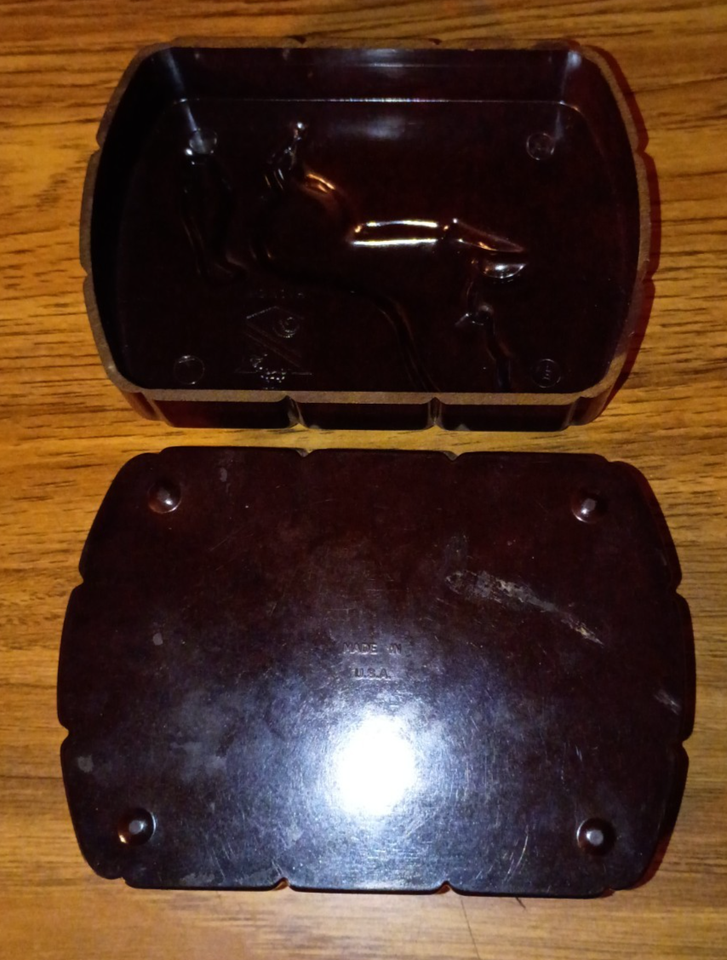 Vintage Hickok Trinket/Cigarette Box Marked. Horse On Lid (Y2) | eBay