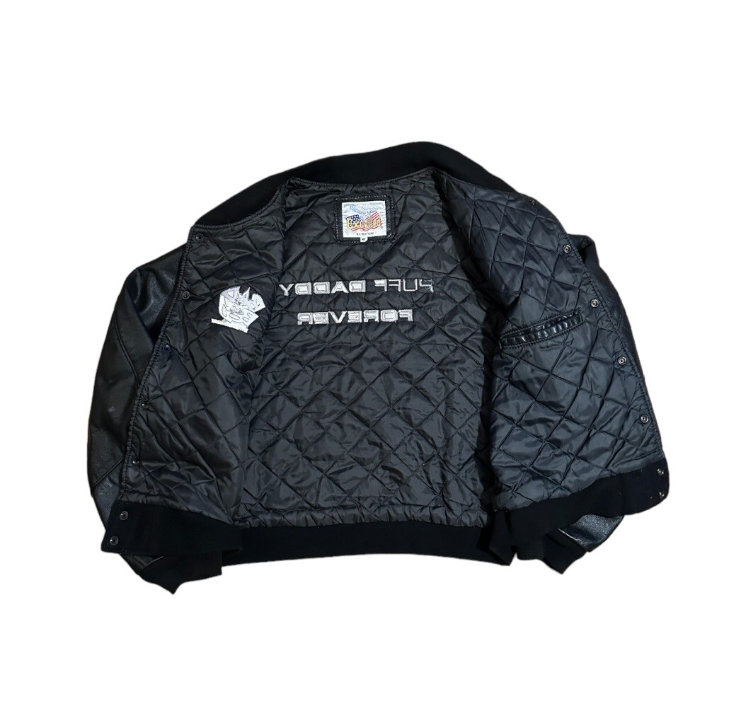 Vintage 99’ Puff Daddy Forever Bad Boy Ent. Excelled Varsity Wool ...
