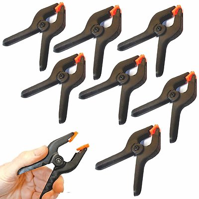 6 PACK A Type Plastic Spring Clips 3in Heavy Duty Spring Clamps Market ...