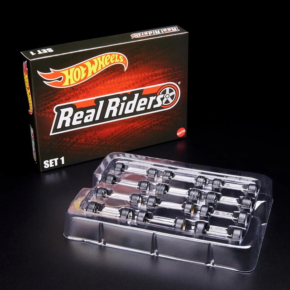 Hot Wheels Collectors RLC Exclusive Real Riders Wheels Pack Set 1 ...