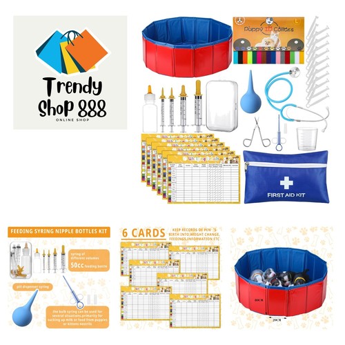 57 Pcs Puppy Kitten Whelping Supplies Whelping Kit for Puppies Birth ...