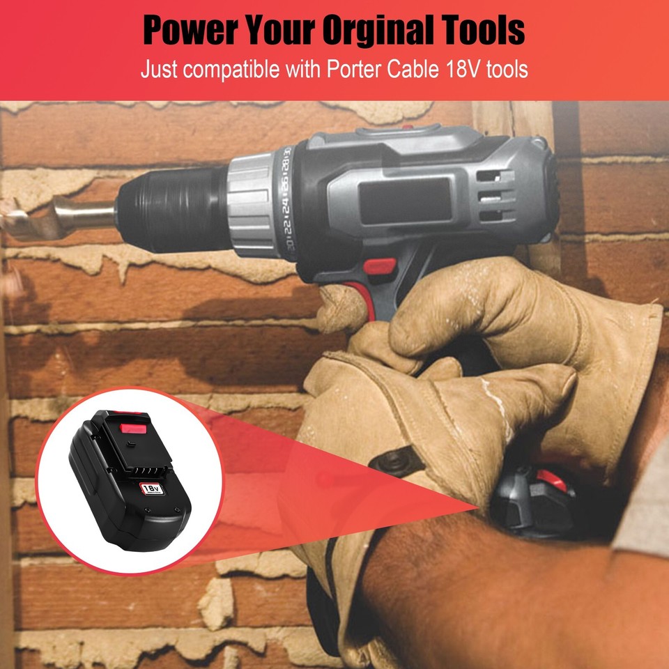 1~4x 18V 4.5AH PC18B For Porter Cable 18 Volt Battery NiCd PCMVC PCXMVC ...