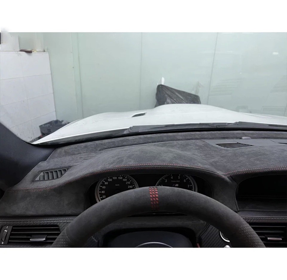 BMW E90 E92 E93 full suede alcantara dash cover for double hump | eBay