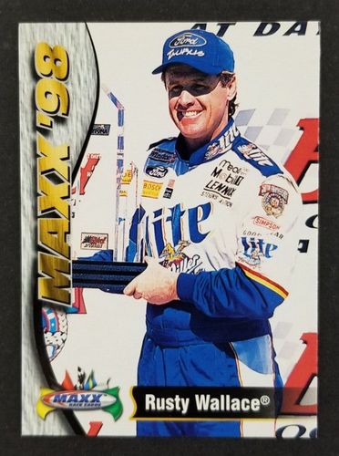 Rusty Wallace 1998 MAXX NASCAR Racing Card #2 (NM) | eBay