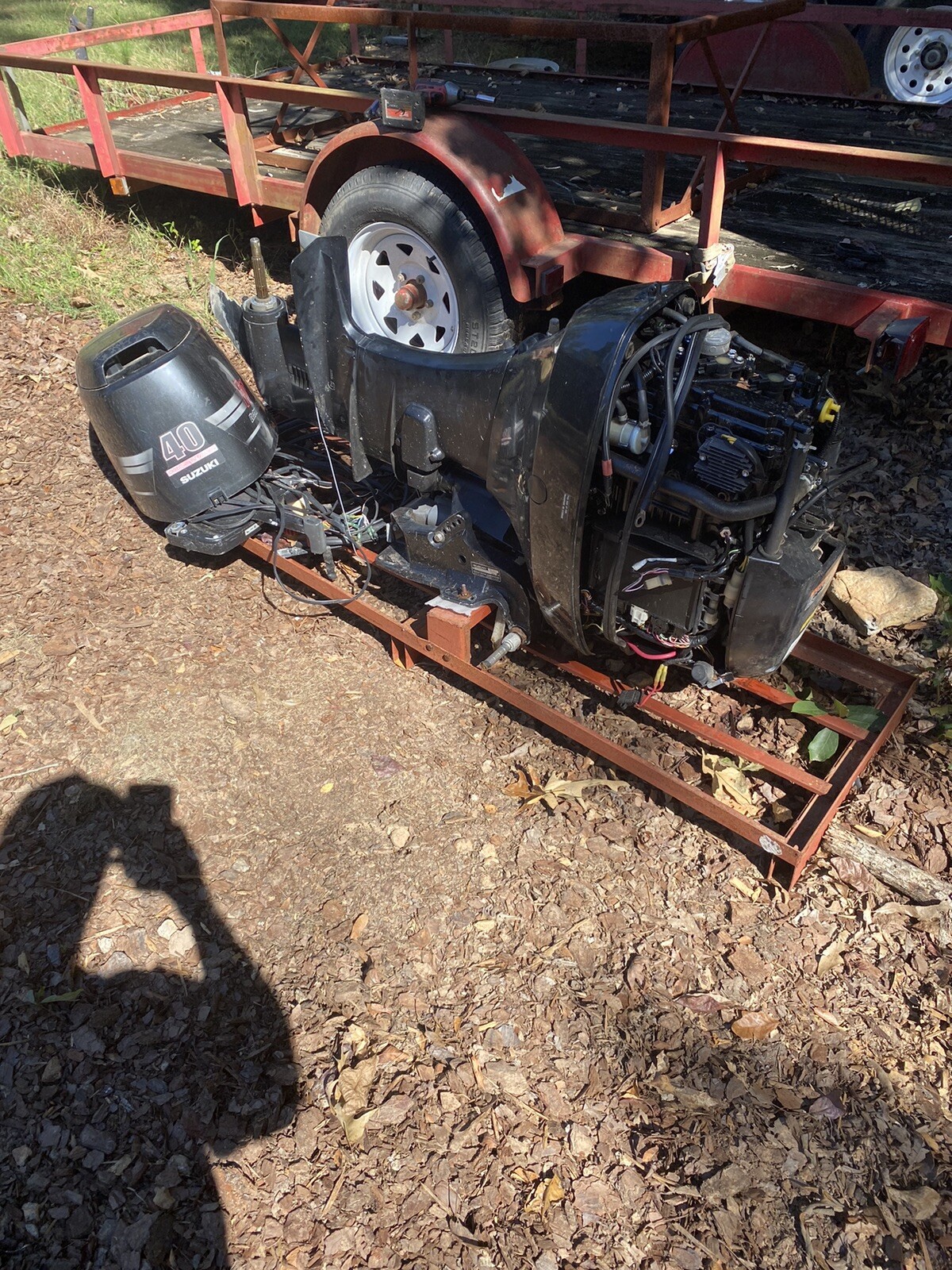 suzuki outboard motors for sale 4 stroke DF40 With Wiring And Controls ...