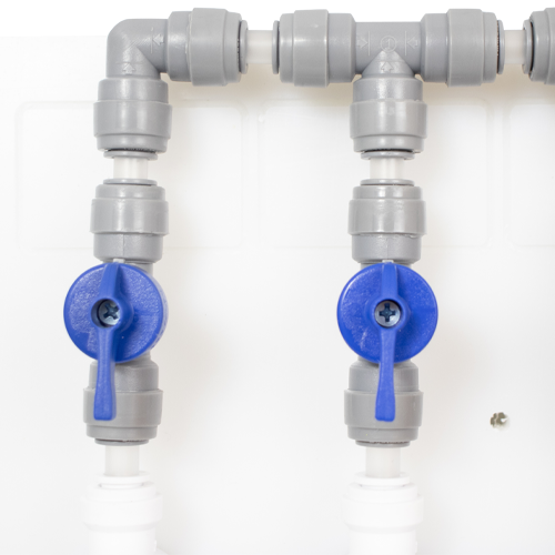 Duotight Draft Regulator Board | Gas Manifold | 6 Way w/ Valves & all ...