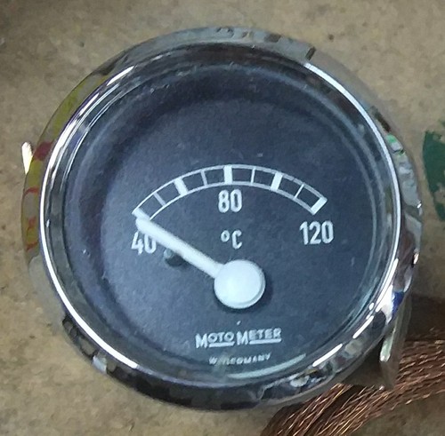 MOTOMETER WATER TEMPERATURE GAUGE - 40MM OEM. NEW OLD STOCK.MECHANICAL ...