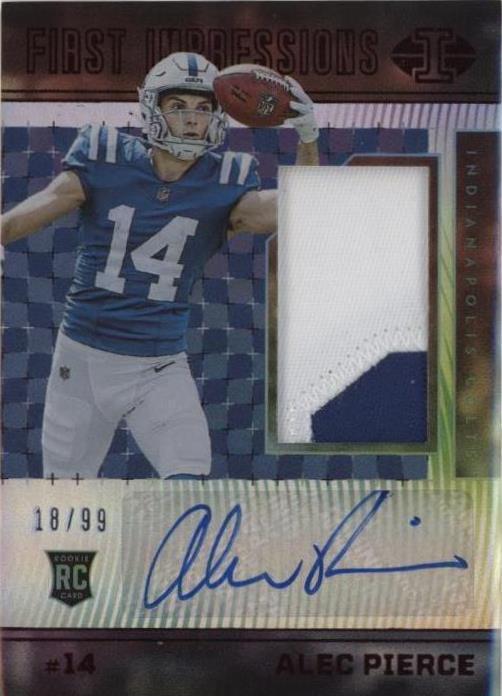 2022 Panini Illusions - First Impressions Autographed Memorabilia Alec ...