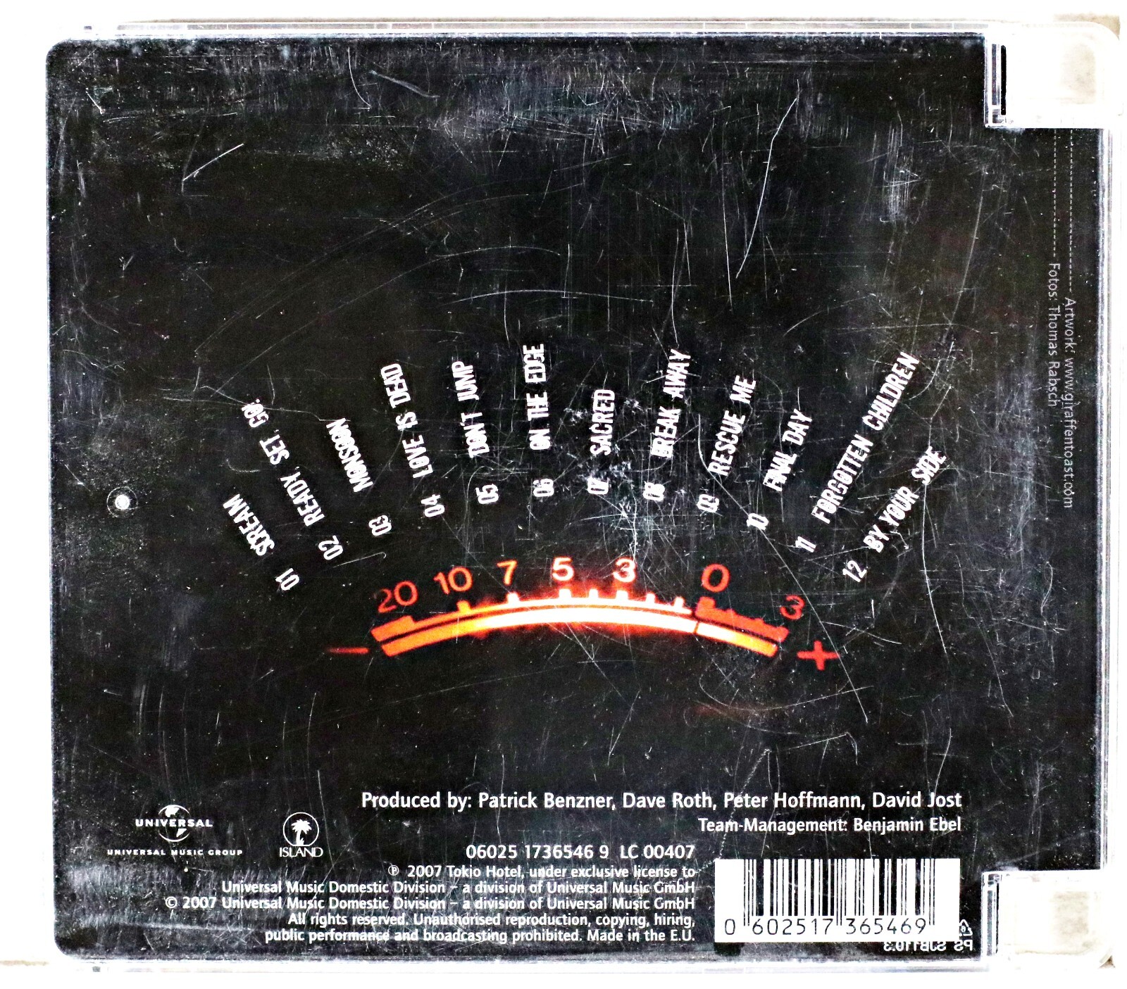 Tokio Hotel – Scream - Super Jewel Box Tom Kaulitz CD 602517365469 | eBay