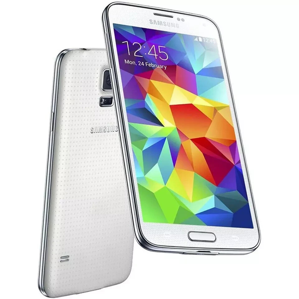 Samsung Galaxy S5 SM-G900A 16GB AT&T Factory GSM Unlocked -White Fair ...