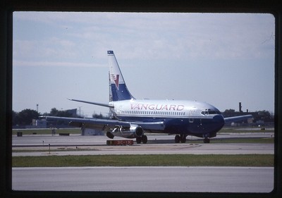 Original Airline Slide 35MM Vanguard 737 at MDW | eBay