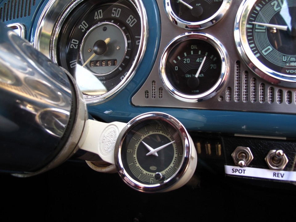 6v Clock 52mm VW Porsche 356 Vintage Bug Ghia Bay Splitscreen Beetle ...