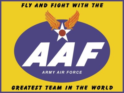 1944 Style Army Air Force AAF NEW Sign 30 x 40" XXL Size - USA Steel | eBay