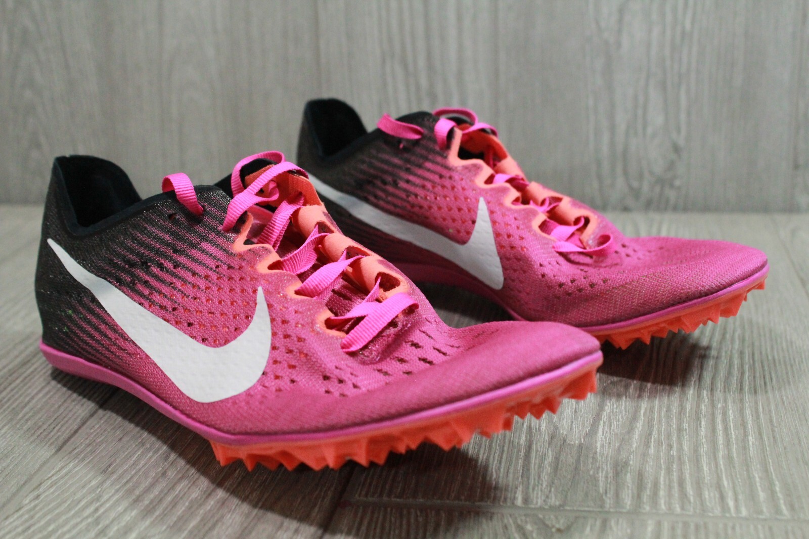 Nike Zoom Victory 3 Distance Track Shoes Pink Black 835997-601 Size 6 ...
