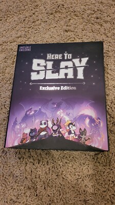 Here To Slay Exclusive Kickstarter Edition Unstable Unicorns lightly ...