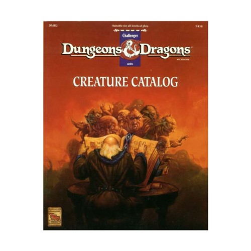 TSR Basic D&D Creature Catalog (2nd Ed) VG+ | eBay