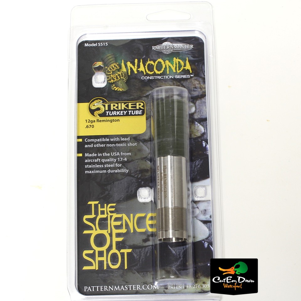 PATTERNMASTER ANACONDA STRIKER TURKEY CHOKE TUBE SHOTGUN 12GA REMINGTON ...