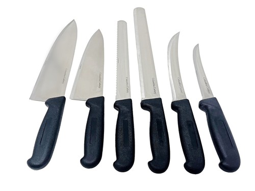 Columbia Cutlery Commercial Kitchen Knife Set- Choose 6 Pc or 12 Pc ...