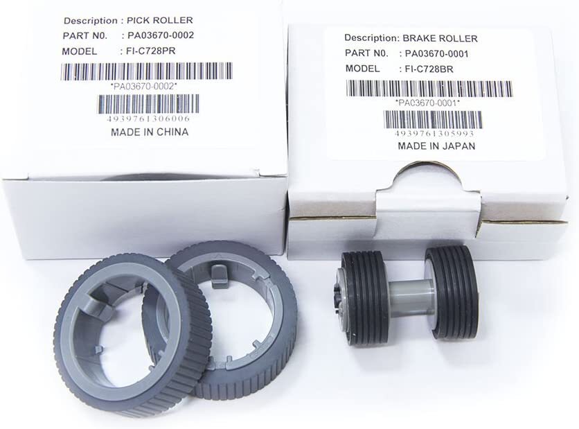 10 Set Fujitsu Scanner Brake and Pick Roller Kit Fi-7160 Fi-7180 Fi ...