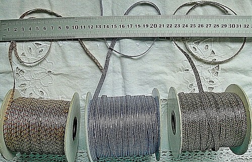 Metallic Elastic Ribbons 5 & 10 Met + 3x5 Variety Pk 6mm Wide 4 Pk ...