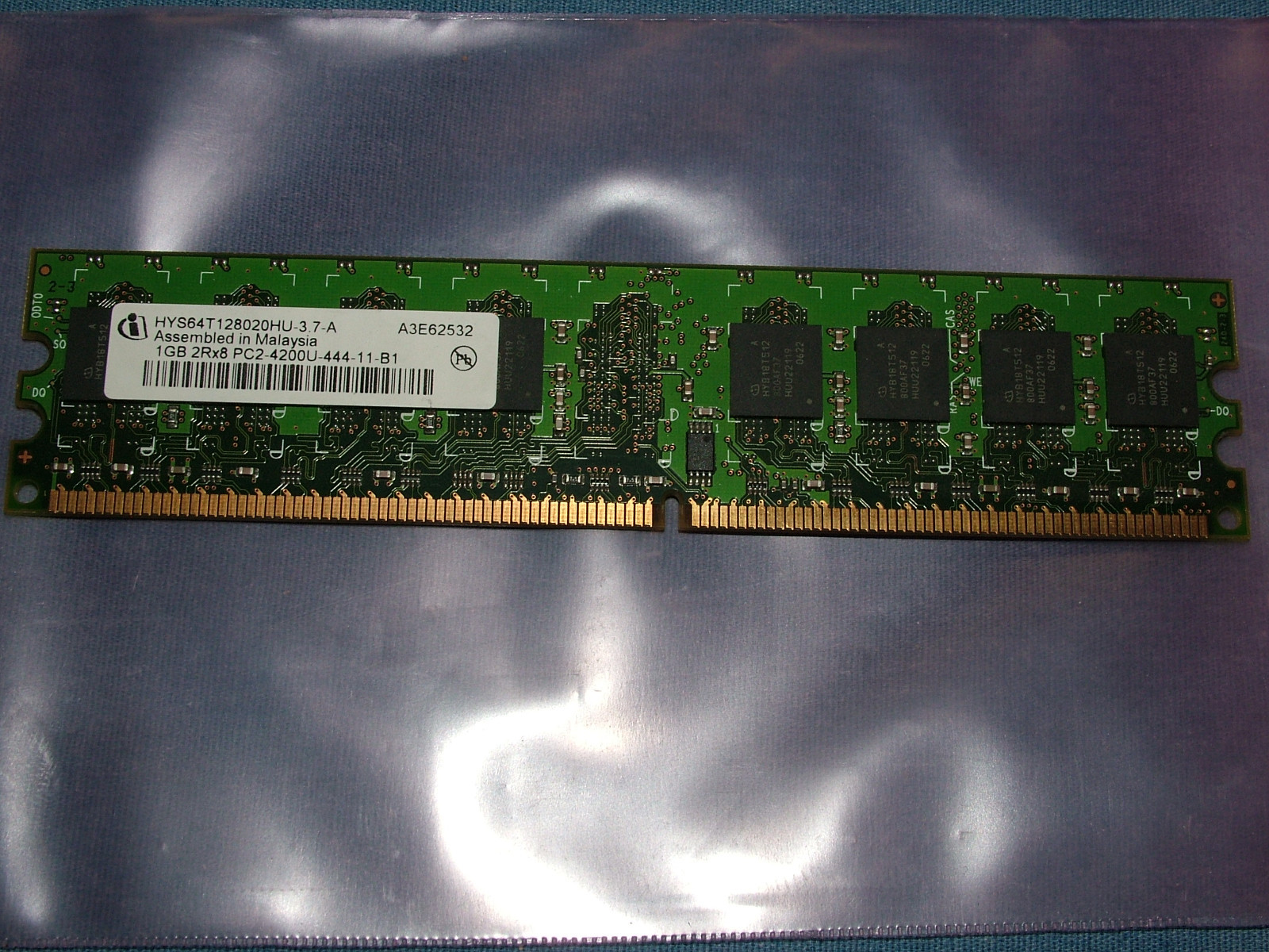 1GB Infineon Memory PC2-4200 DDR2-444 HYS64T1280HU-3.7-A for sale ...