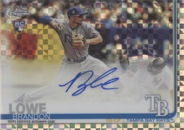 2019 Topps Chrome Update Series - Target Autographs Brandon Lowe #CUA ...
