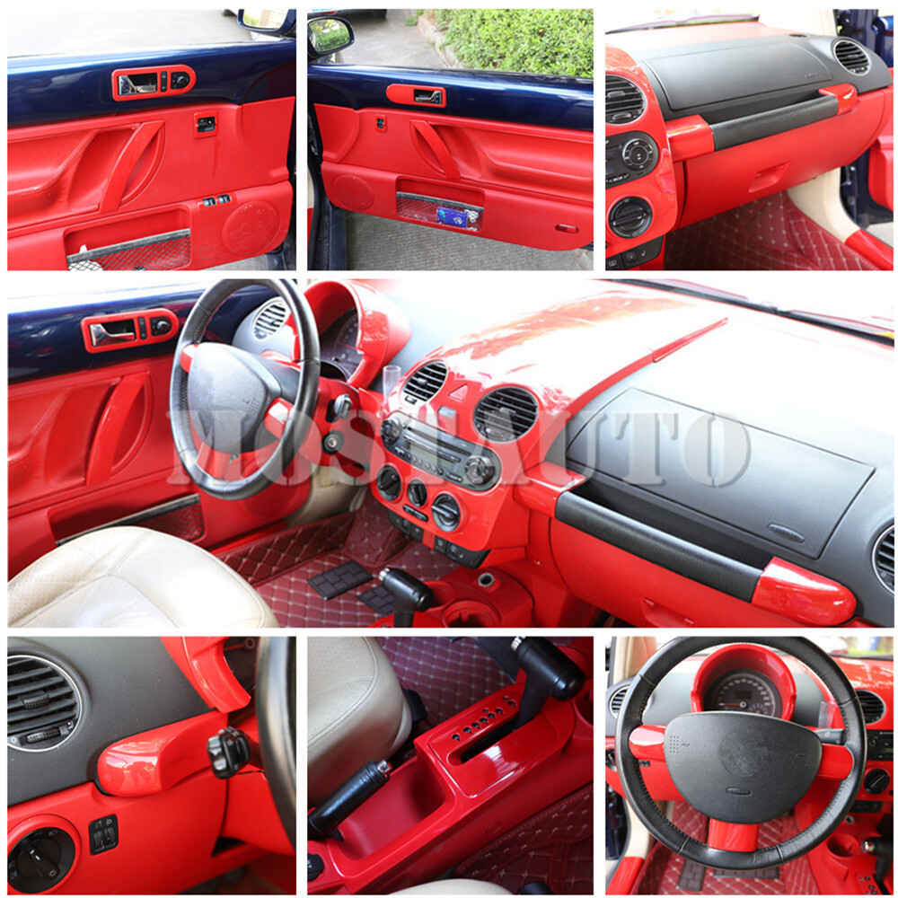 Red Vw Beetle Interior