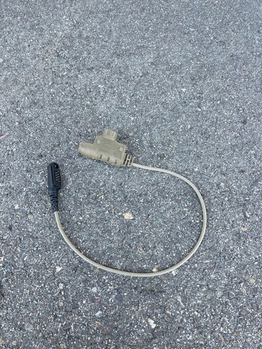 Ops Core AMPS PTT Tan Push to Talk Adapter for Icom F3400 Handheld ...