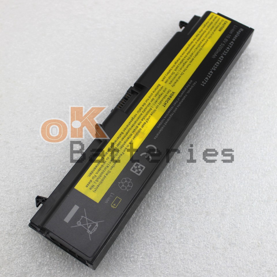 Battery for Lenovo L430 L530 T430 T430I T530 T530I W530 W530I 42T4235 ...