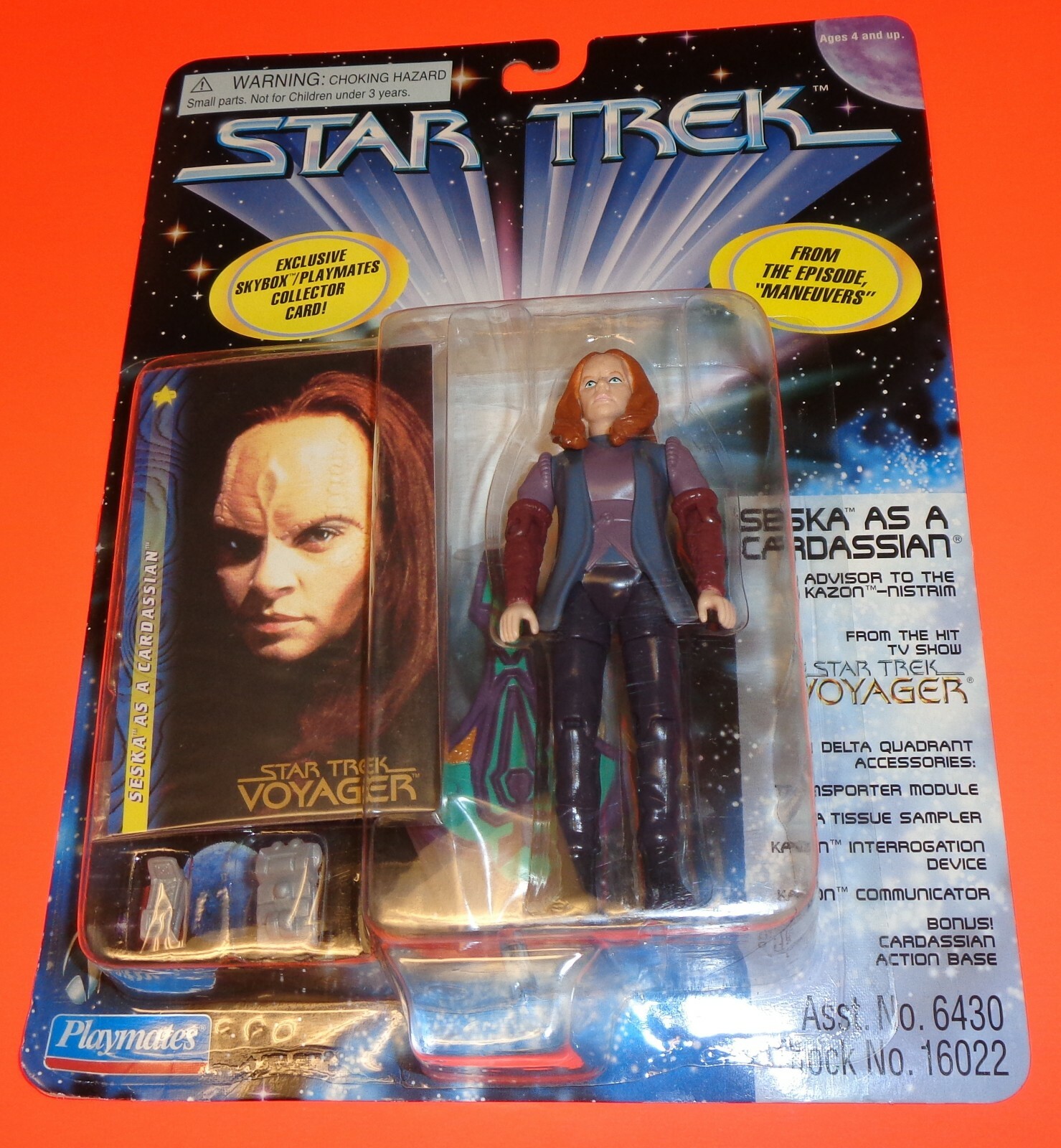 NEW PLAYMATES STAR TREK VOYAGER ACTION FIGURE - SESKA AS A CARDASSIAN ...