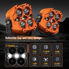 NOVSIGHT CYBER 1 Series 6'' LED Pods Off Road Light with Multi Lighting ...