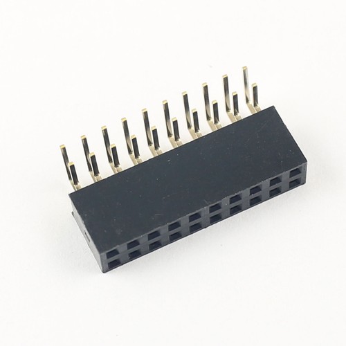 5Pcs 2.54mm Pitch 2x10 20 Pin Female Double Right Angle Header Strip PH ...
