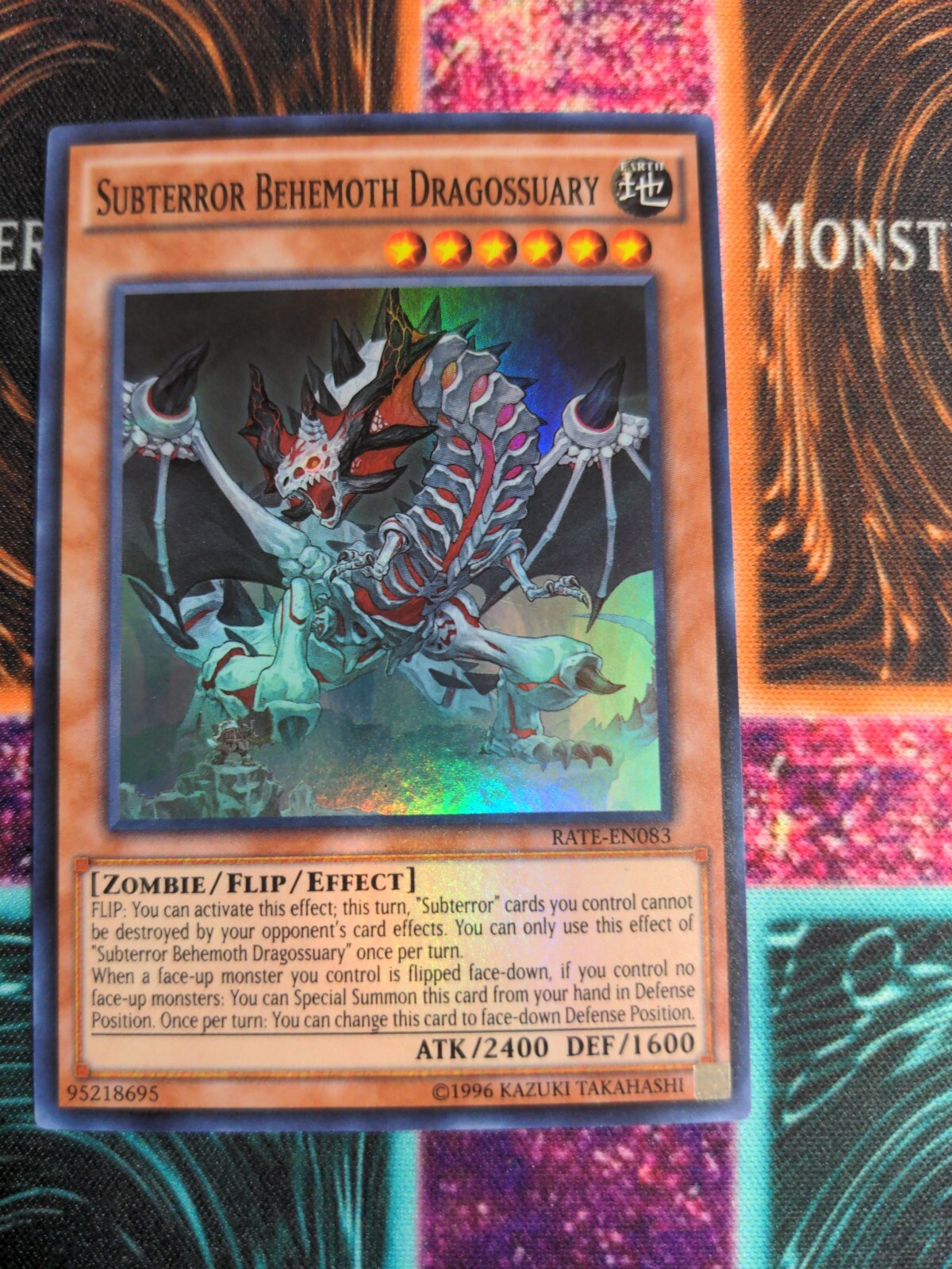 Yu-Gi-Oh! TCG Subterror Behemoth Dragossuary Raging Tempest RATE-EN083 ...