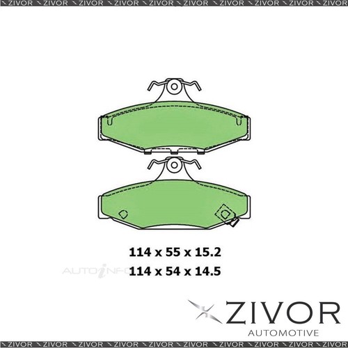 Brake Pads - Rear For HSV STATESMAN 215i VR 5.7L 4D Sdn 304 Stroker ...