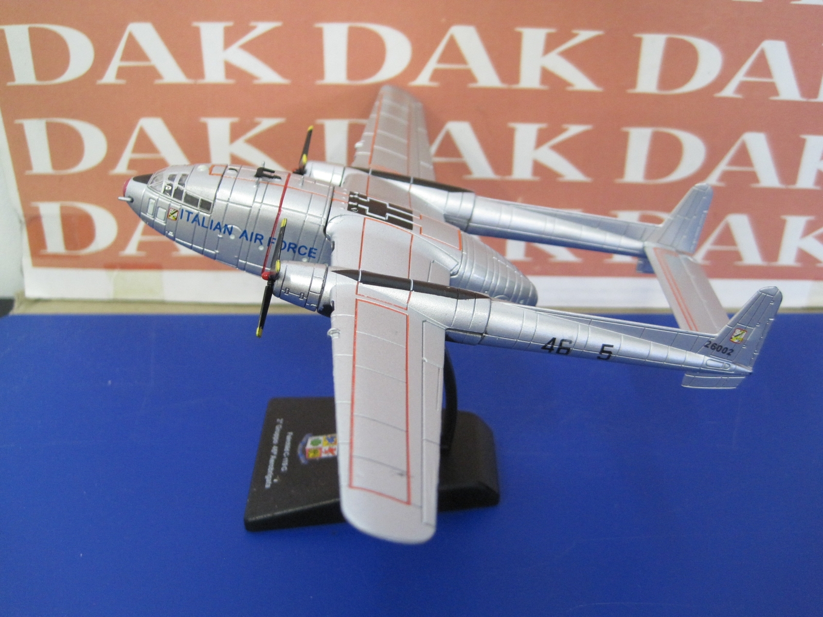 Die cast 1/200 Modellino Aereo Aircraft Fairchild C-119G 2 Gruppo 46a ...