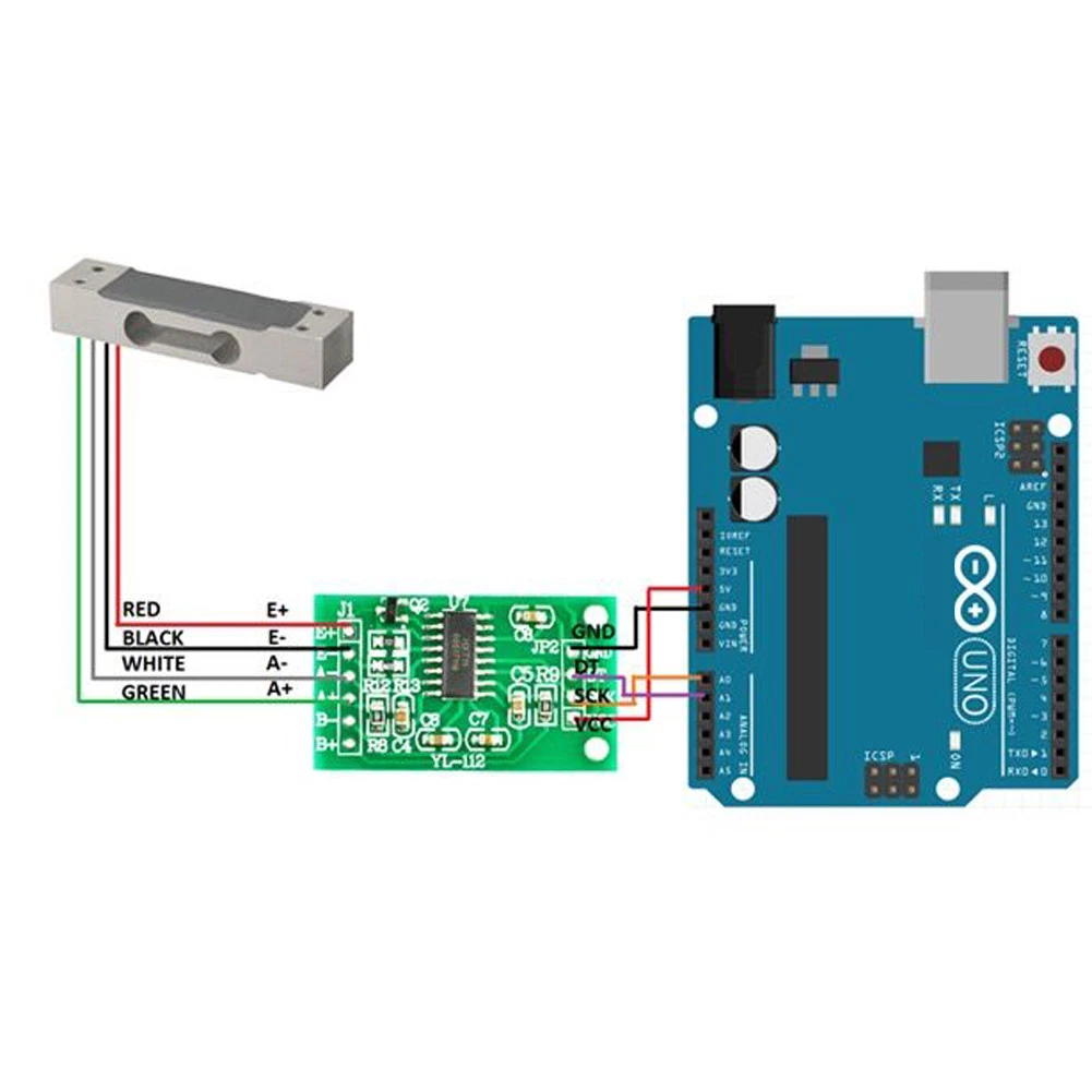 Купить Ибей | Scale Load Cell HX711 ADC Module Weighing Sensor 1/2/3/5/10/20kg for Arduino