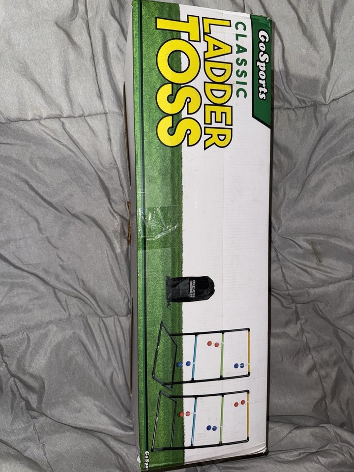 GoSports Ladder Toss Game w/6 Bolo Balls Backyard Lawn Game (Open Box ...