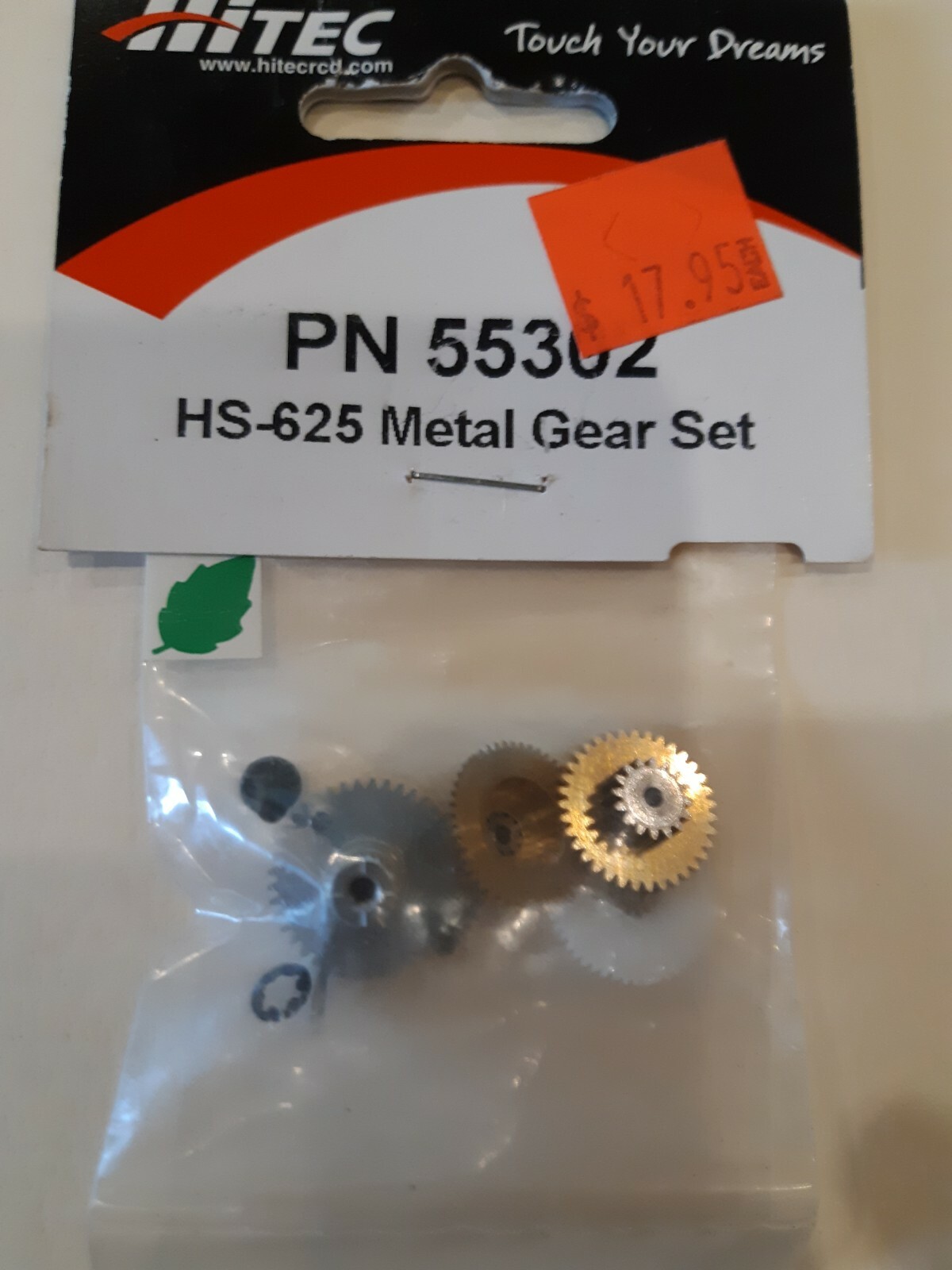 HITEC PN 55302 HS-625 METAL GEAR SET NIB | eBay