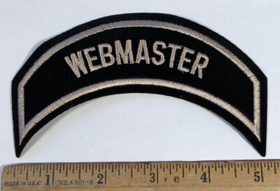 Harley-Davidson Owners Group HOG Webmaster Rocker Patch Chapter Vest ...