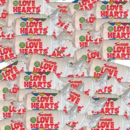 Mini Love Heart Rolls Party Bag Fillers Retro Wedding Favours Sweets ...